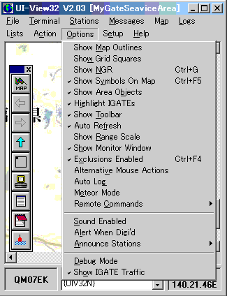 APRS I-Gate設定(UI-VIEW32) - YochiWikiPlus!